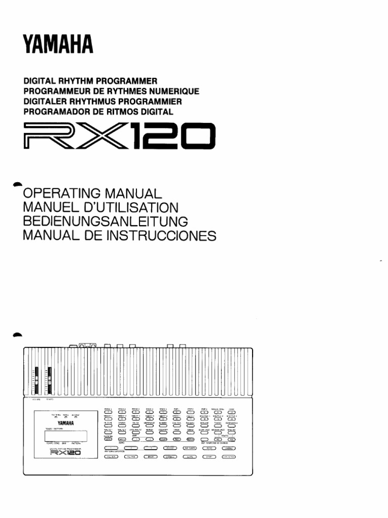 Yamaha RX120 Manual | PDF