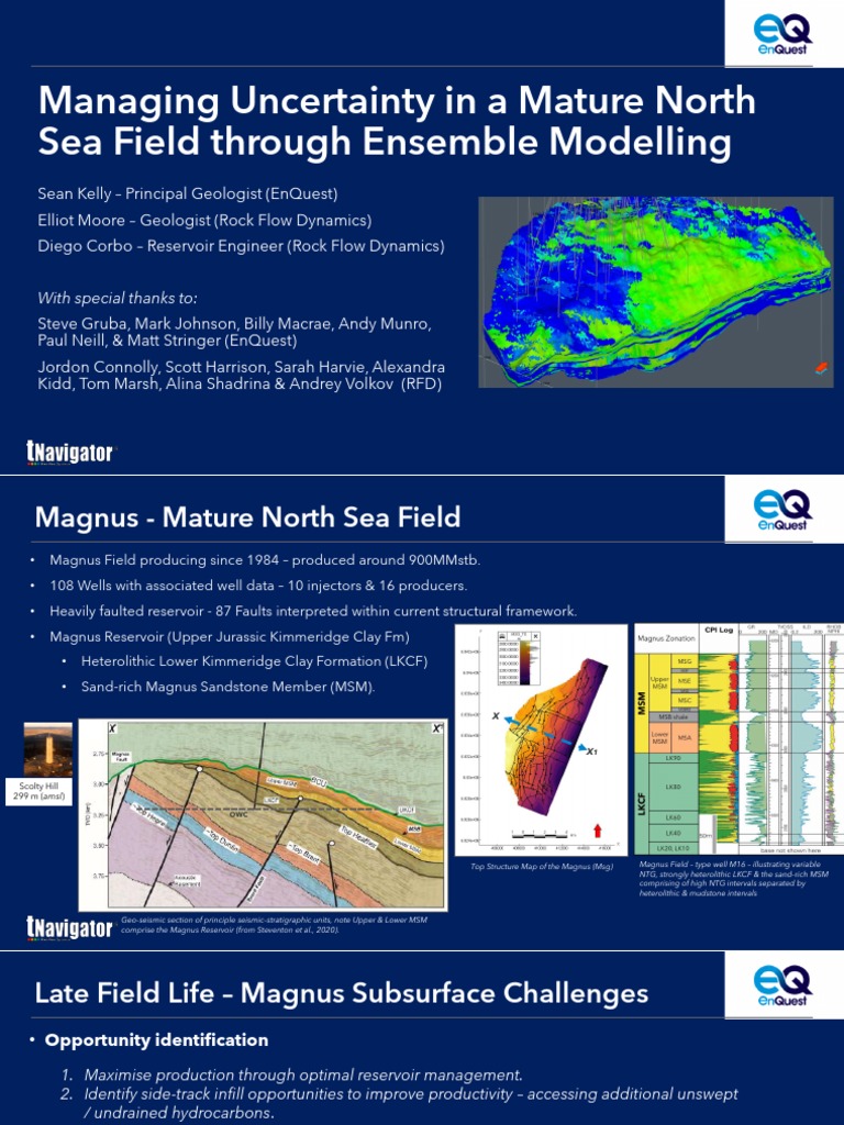EnQuest - Managing Uncertainty in A Mature North Sea Field Through ...
