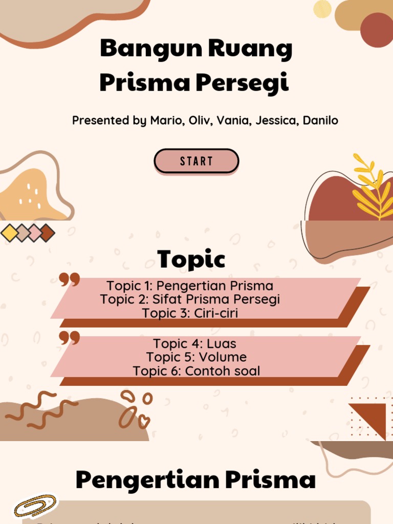 Prisma Persegi: Sifat, Luas, Volume | PDF | Metode & Bahan Ajar | Griya ...