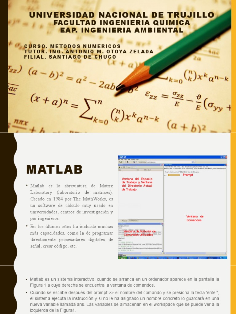 Análisis numérico con MATLAB | PDF | Triángulo | Matemáticas