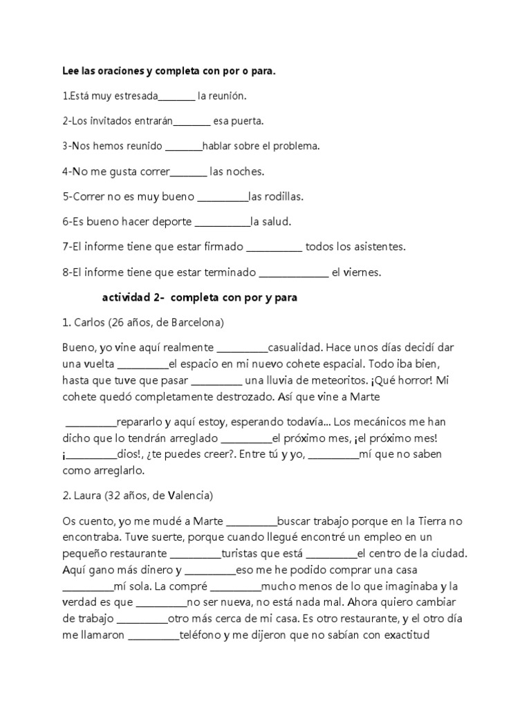 Por y para | PDF