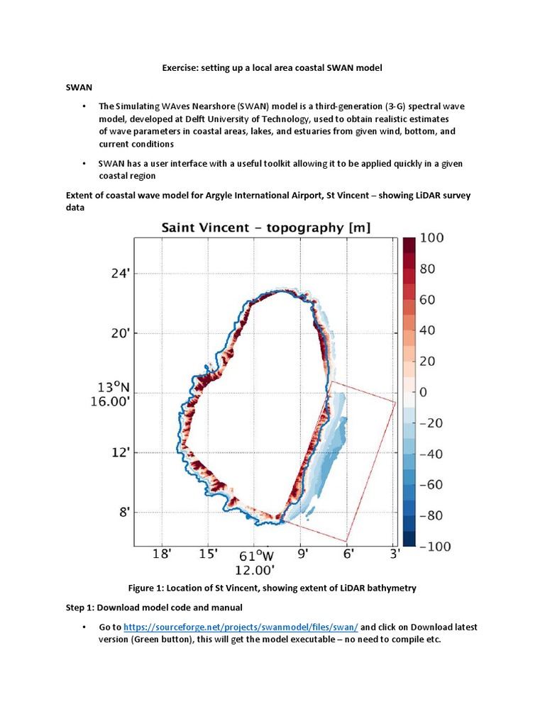 Setting Up a Coastal SWAN Model | PDF | Computing