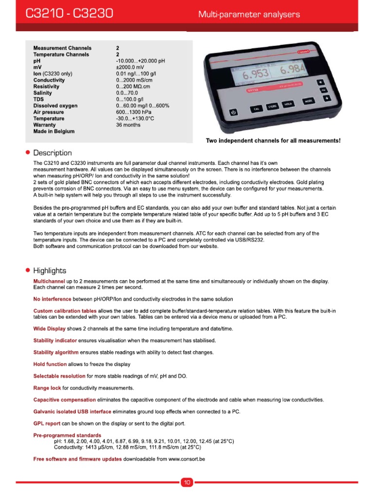 Consort 3200 Series | PDF
