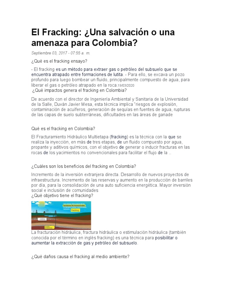 Fracking 2 | PDF | Petróleo | Química