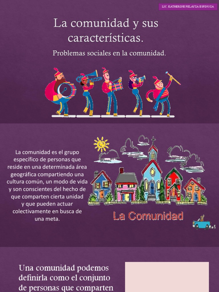 La Comunidad y Sus Características | PDF | Trabajo infantil | Juventud