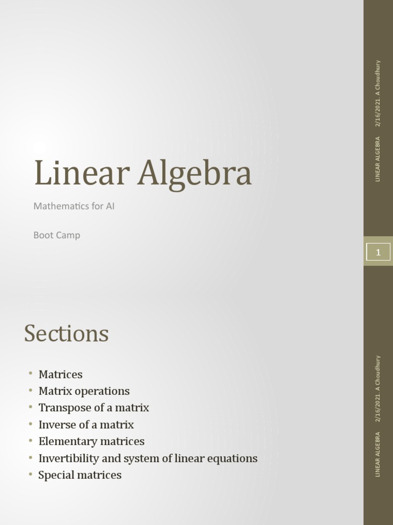 Linear Algebra | PDF | Matrix (Mathematics) | Linear Map