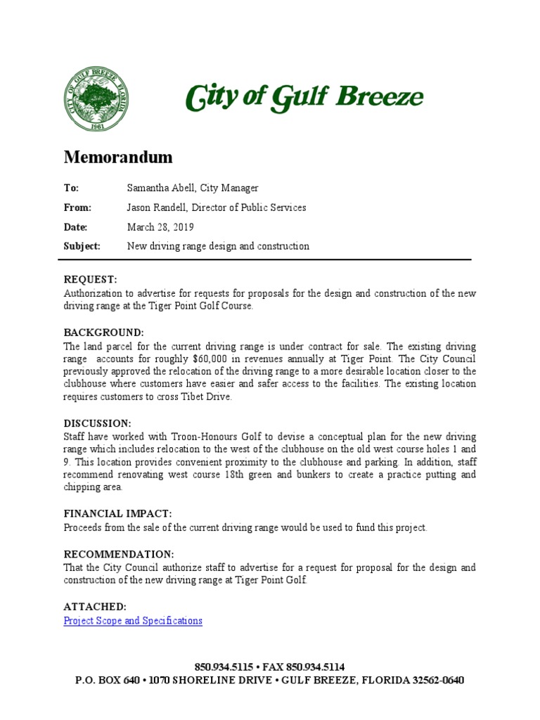 New Driving Range Design and Construction | PDF | Golf Course