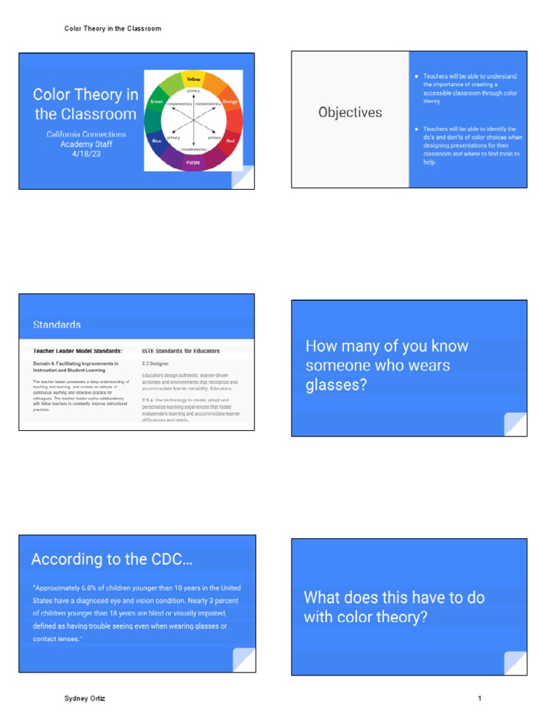 Color Theory Notes | PDF