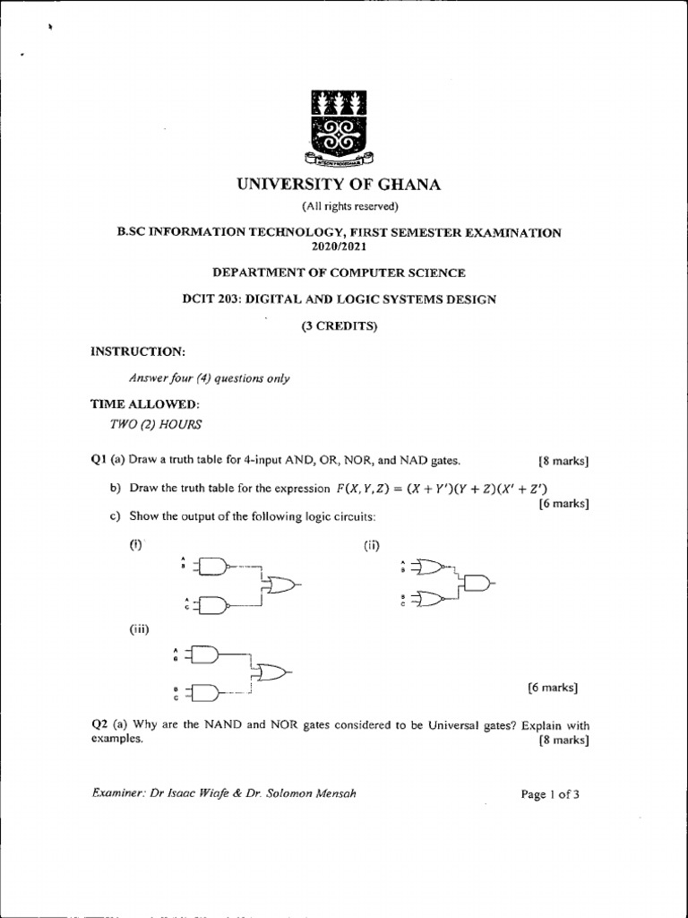 Dcit 203 21 Pdf Theoretical Computer Science Mathematics 