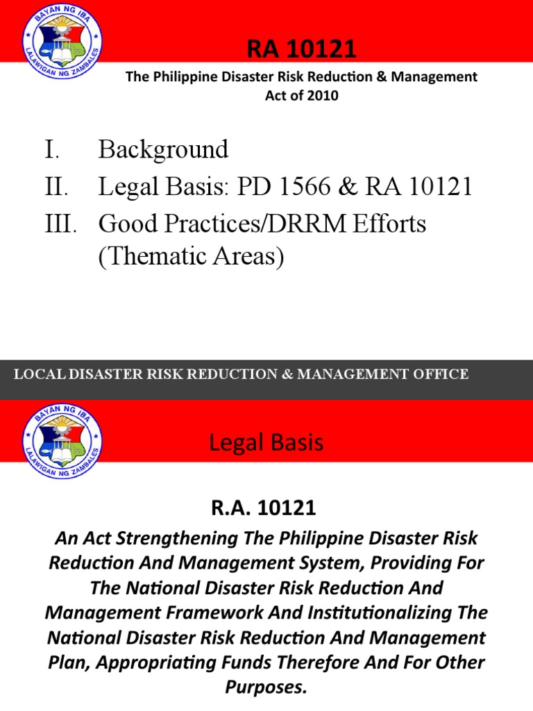 Understanding DRRM Law - OCD | PDF | Emergency Management | Disaster ...