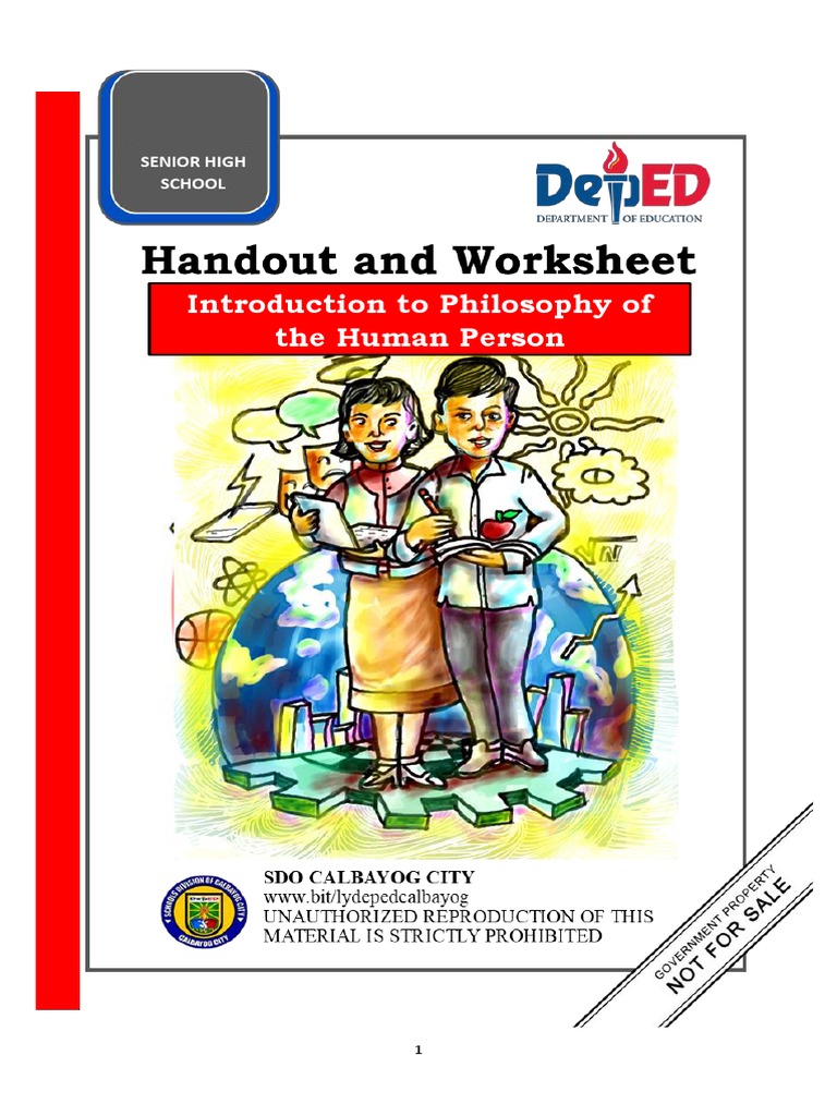 G11&12 - Intro To Philosophy of The Human Person - Q1 - W1-7 | PDF ...