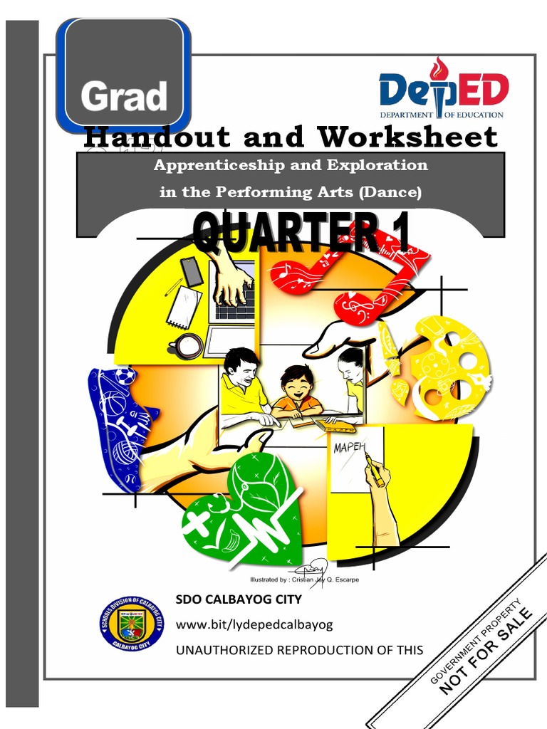 Handout and Worksheet: Apprenticeship and Exploration in The Performing ...