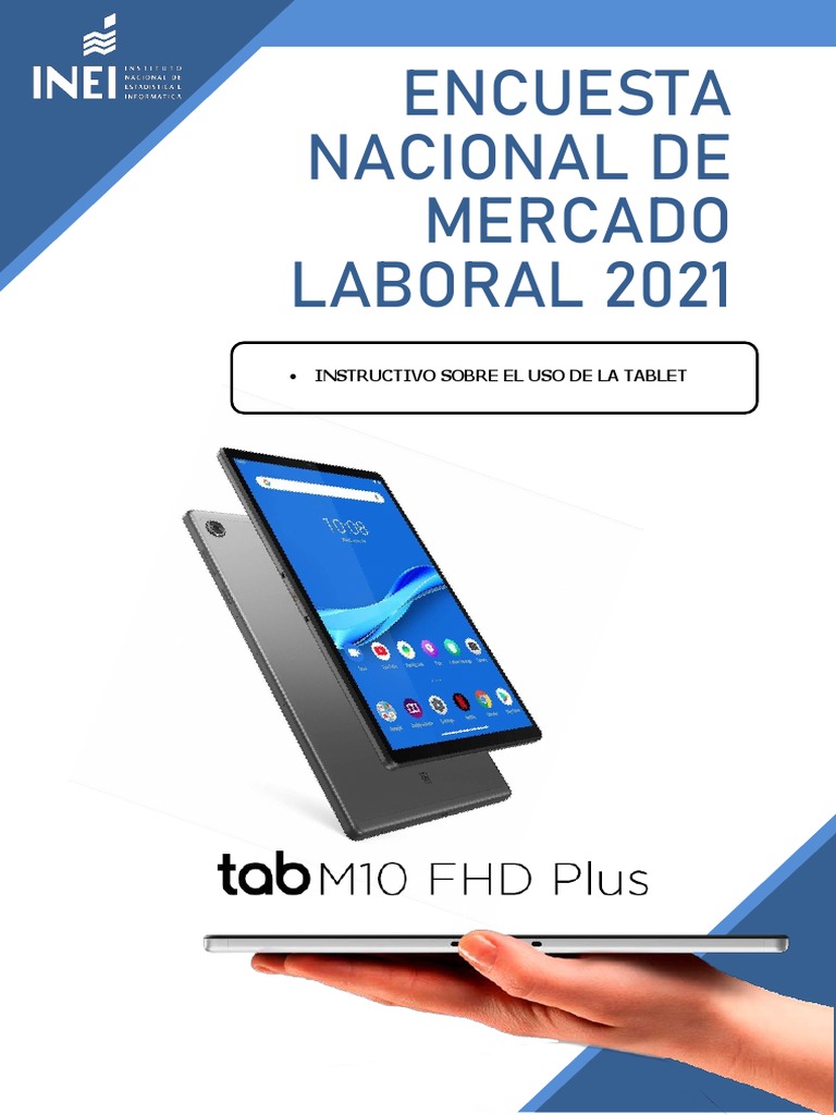 Instructivo Sobre El Uso de La Tablet y Aplicativo LENOVO HFD ...