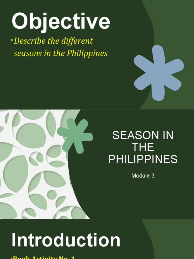 Seasons and Climate in the Philippines | PDF | Rain | Wet Season