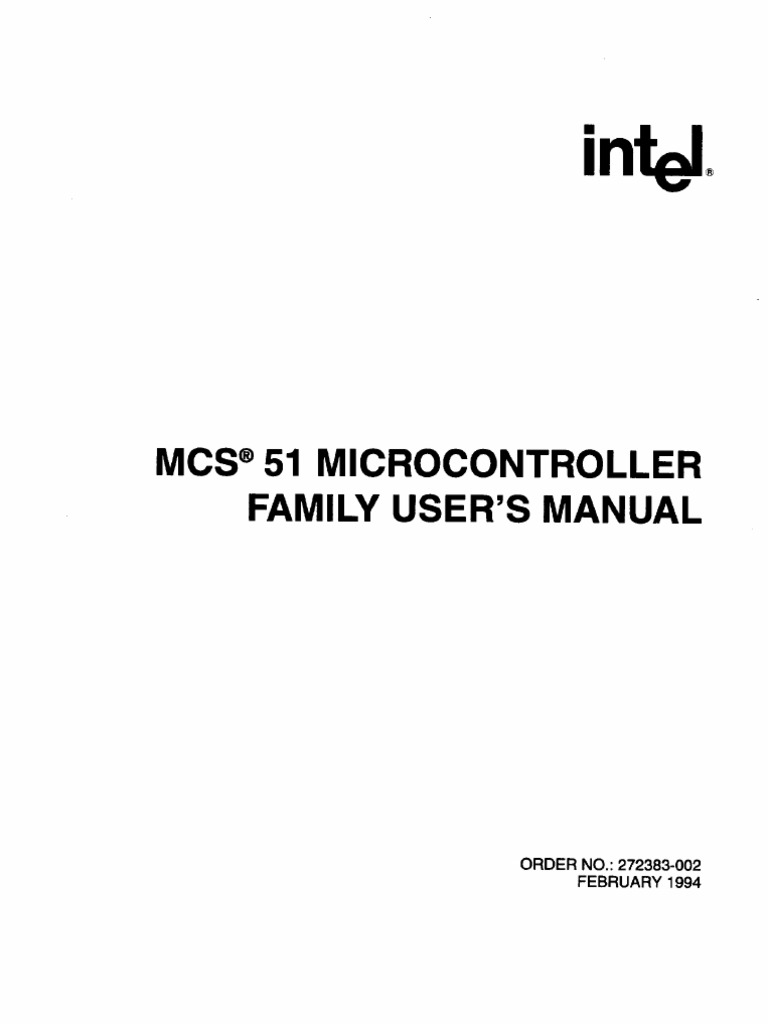 Intel 8051 Manual | PDF | Pointer (Computer Programming) | Binary Coded Decimal
