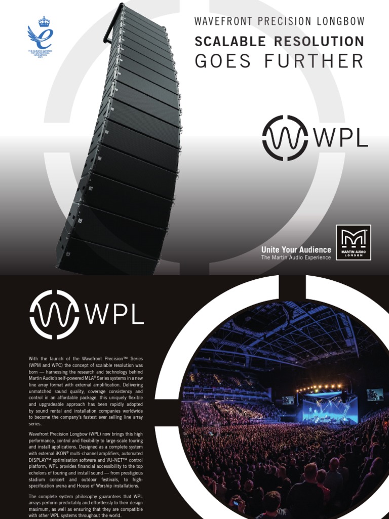 Martin WPL Brochure | PDF | Loudspeaker | Amplifier