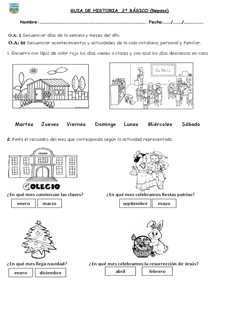 Elementos de la Historia para 2° Básico | PDF