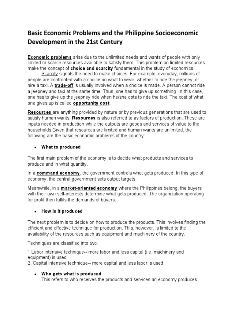 Economic Challenges in the Philippines | PDF | Economics | Demand