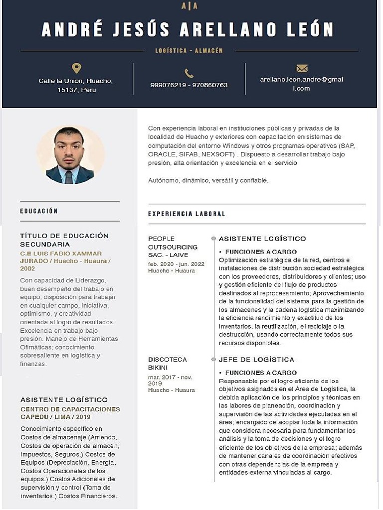CV Setiembre 2022 VRD | PDF