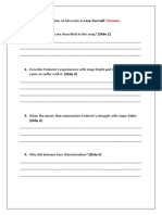 Romeo and Juliet Character Chart | PDF