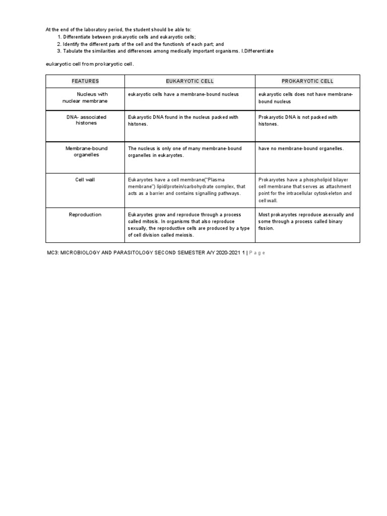 Microbiology Lab Guide | PDF | Cell (Biology) | Cell Membrane