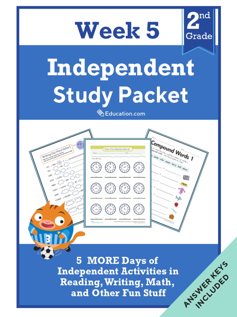 Independent Study Packet 2nd Grade Week 5 | PDF | Shape
