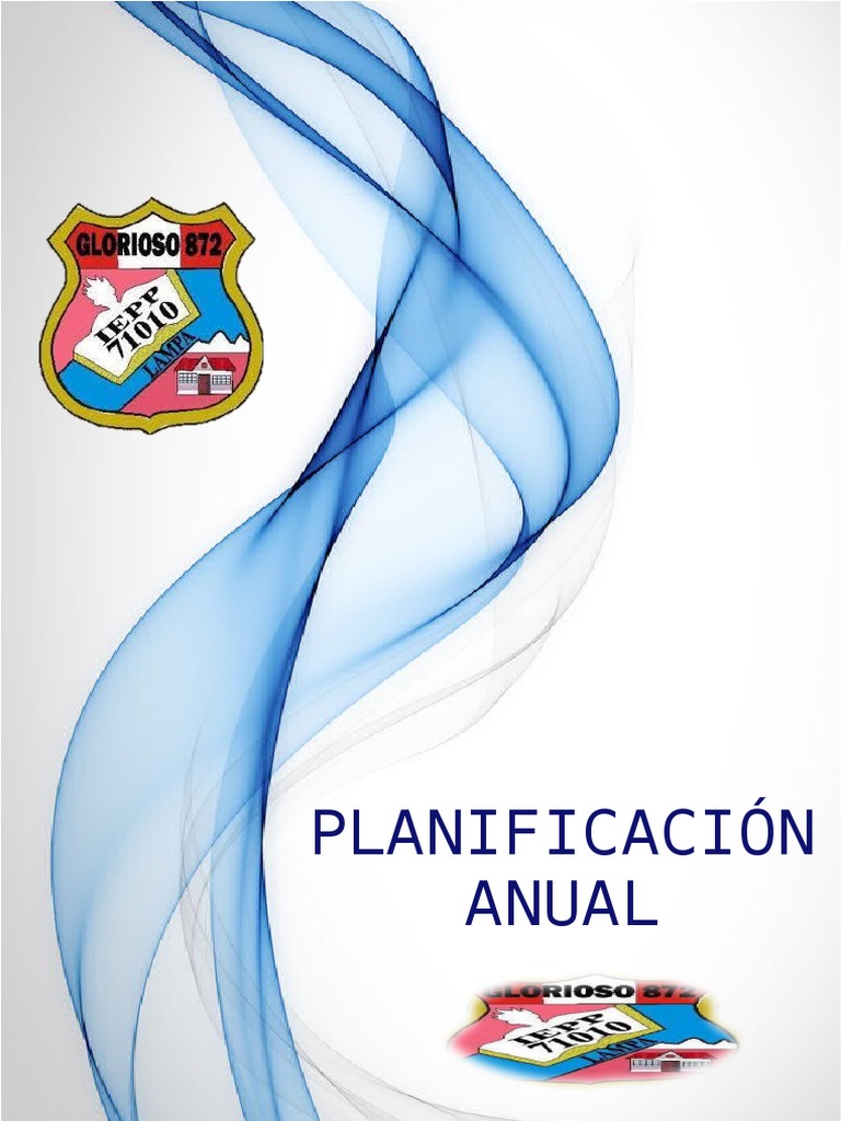 Portada DE PLANIFICACION aNUAL | PDF