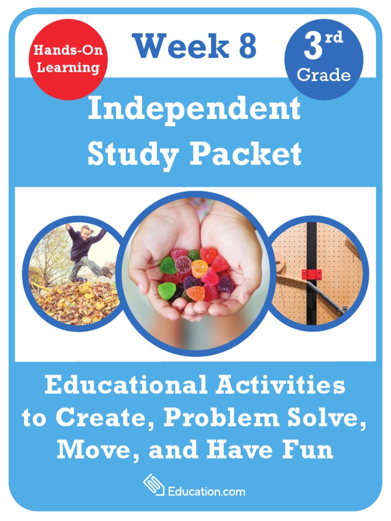Independent Study Packet 3rd Grade Week 8 | PDF | Art