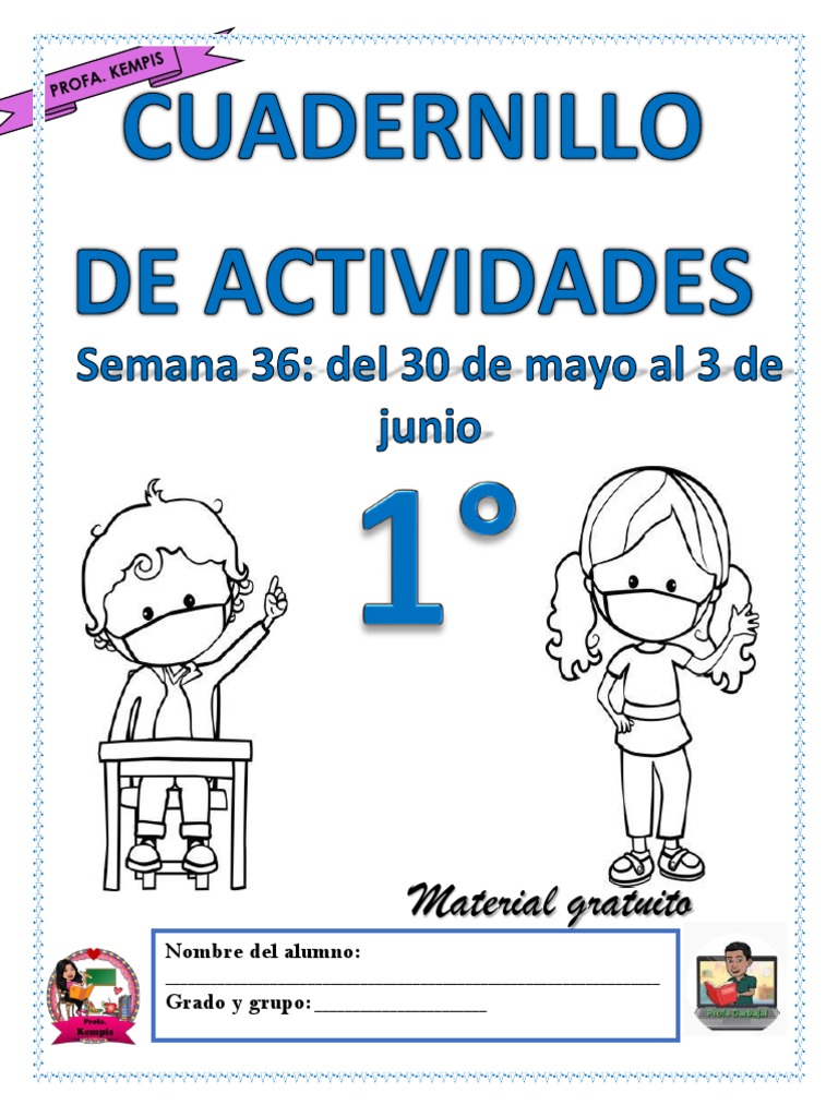 1° S36 CUADERNILLO DE ACTIVIDADES-PROFA KEMPIS | PDF