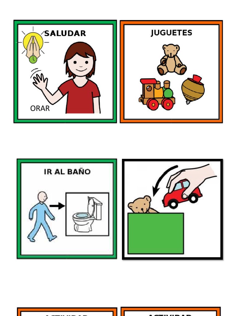 Pictogramas de Rutina Diaria | PDF