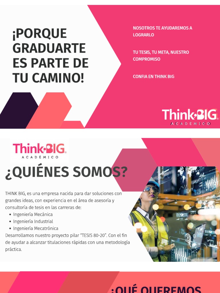Brochure Think Big Académico | PDF