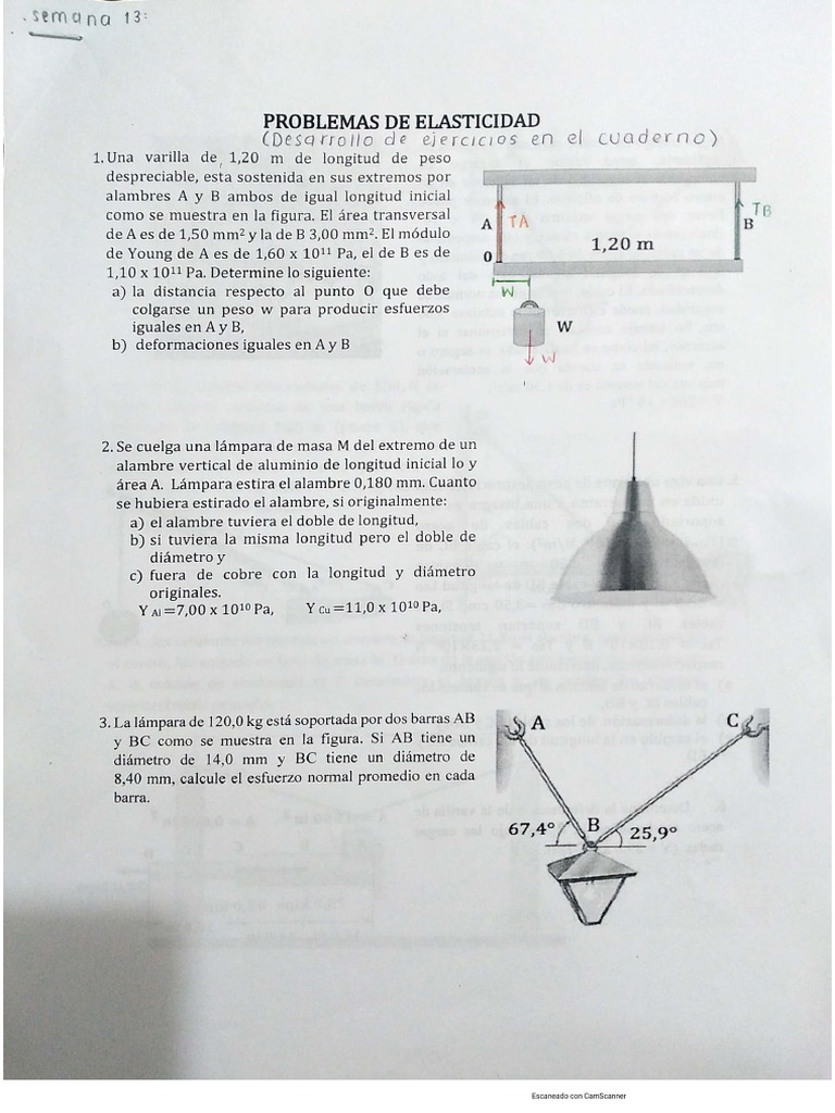 Ejercicios de Elasticidad | PDF
