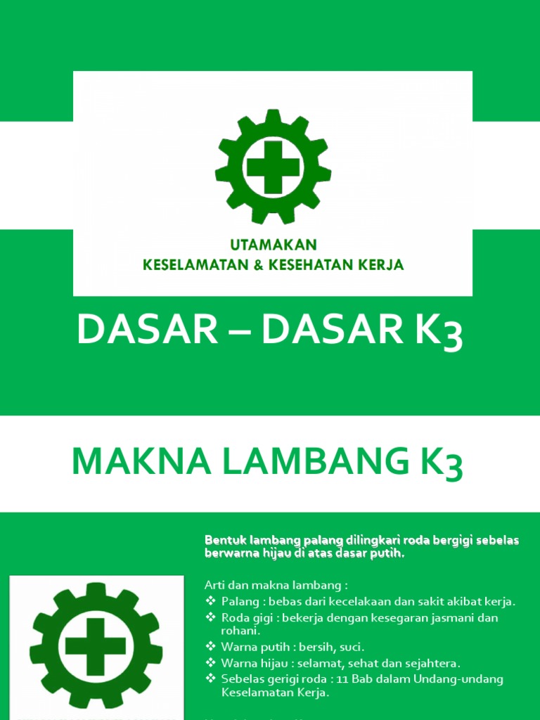 Dasar - Dasar K3 | PDF