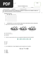 Prueba Multiplicacion y Division 4 Basico | PDF | División (Matemáticas ...