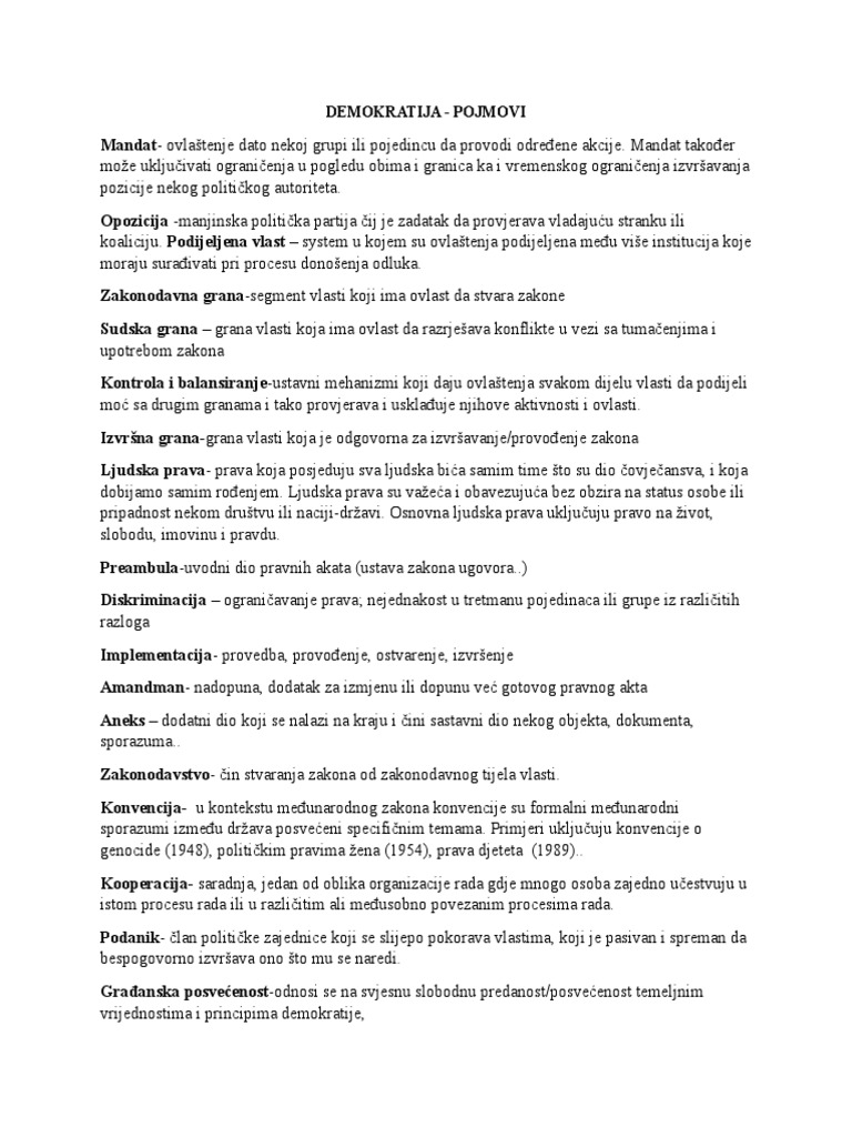 DEMOKRATIJA | PDF