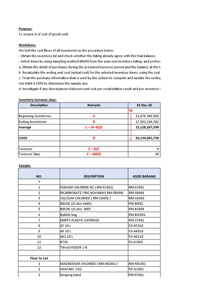 Test Costing | PDF | Cost Of Goods Sold | Inventory