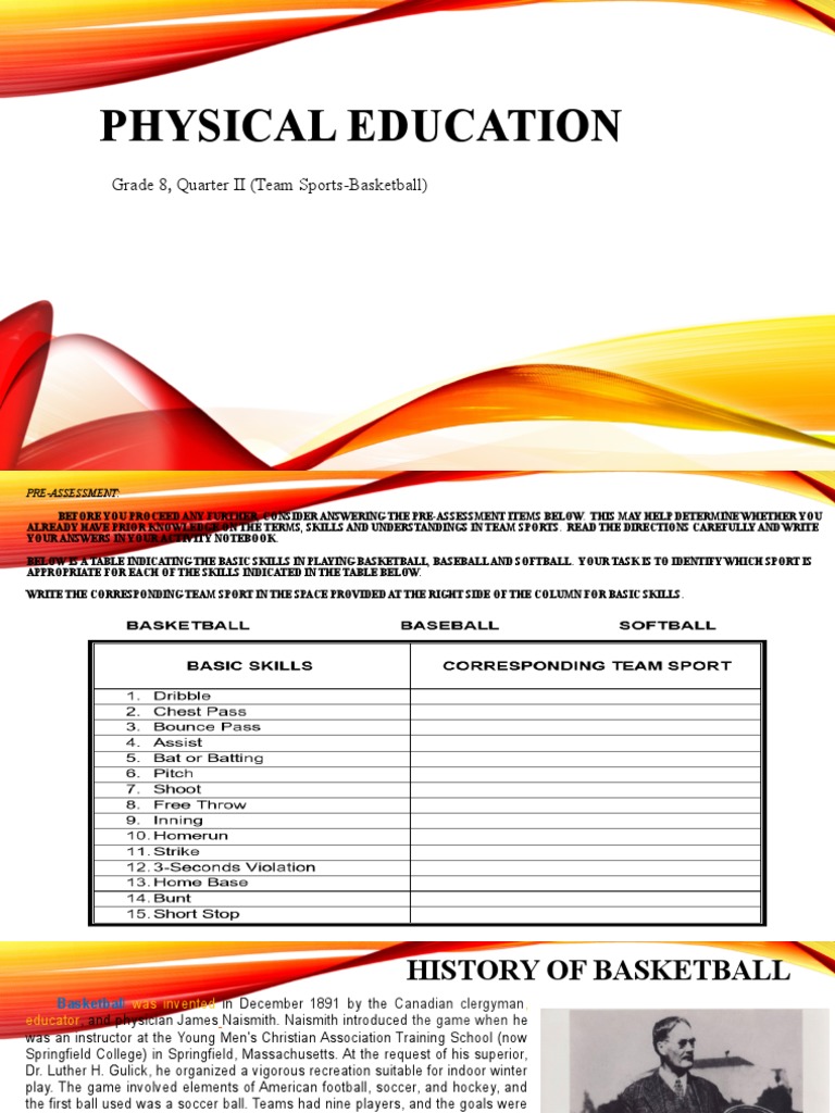 History of Basketball | PDF | Indoor Sports | Athletic Sports