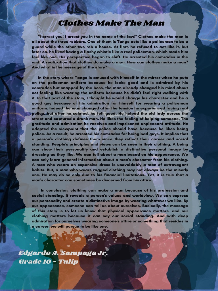 Clothes Define Character and Identity | PDF | Clothing