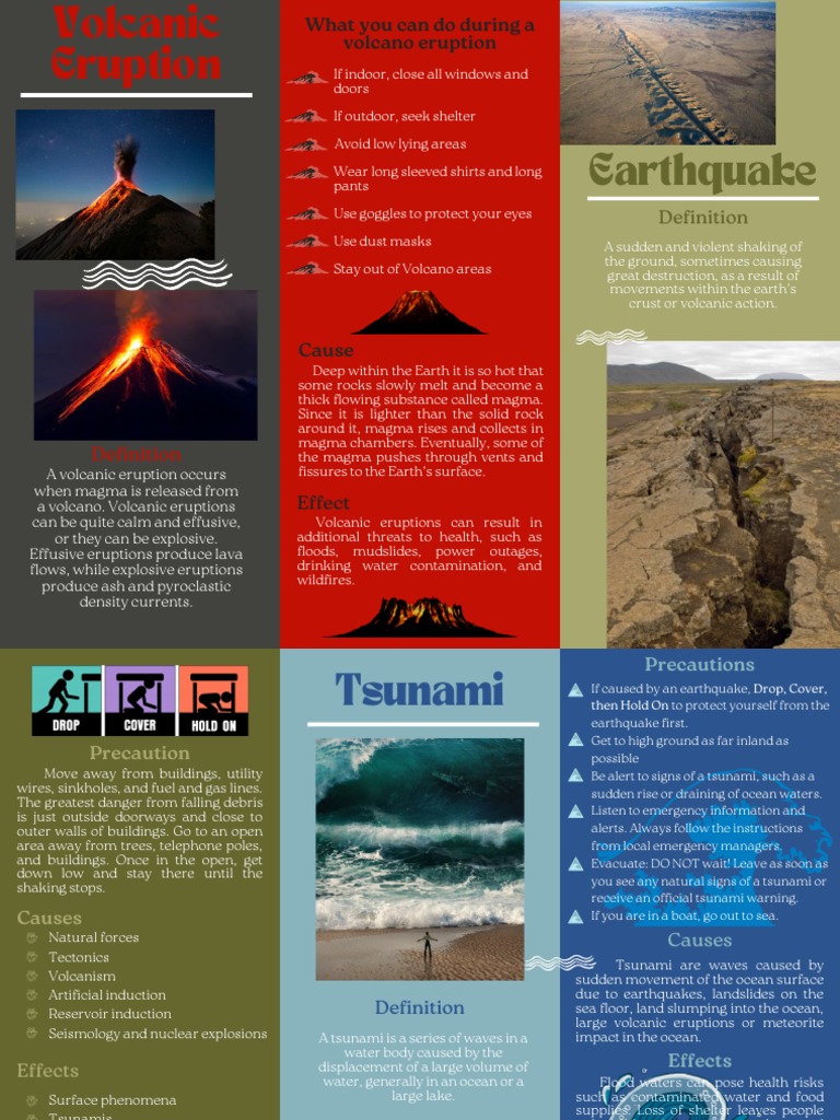 Brochure Drift | PDF | Volcano | Tsunami