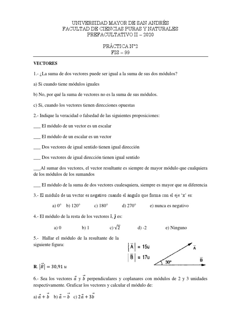 Vectores | PDF | Vector Euclidiano | Espacio