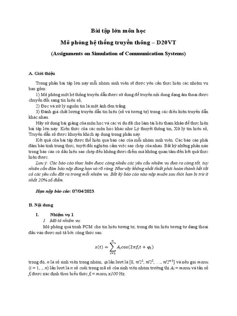 Assignments 2023 Chau | PDF