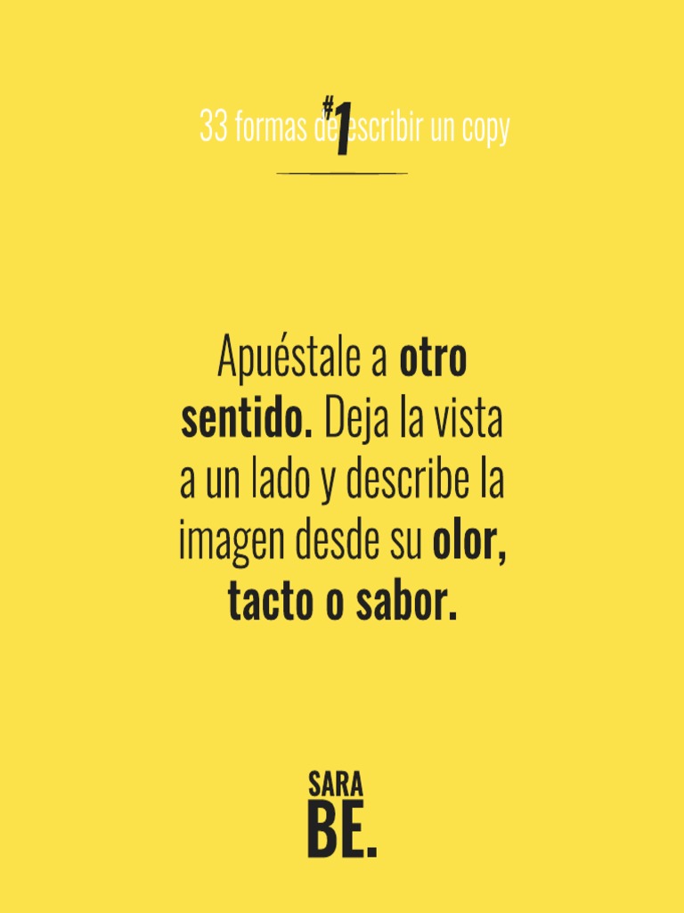 33 Formas de Escribir Un | PDF
