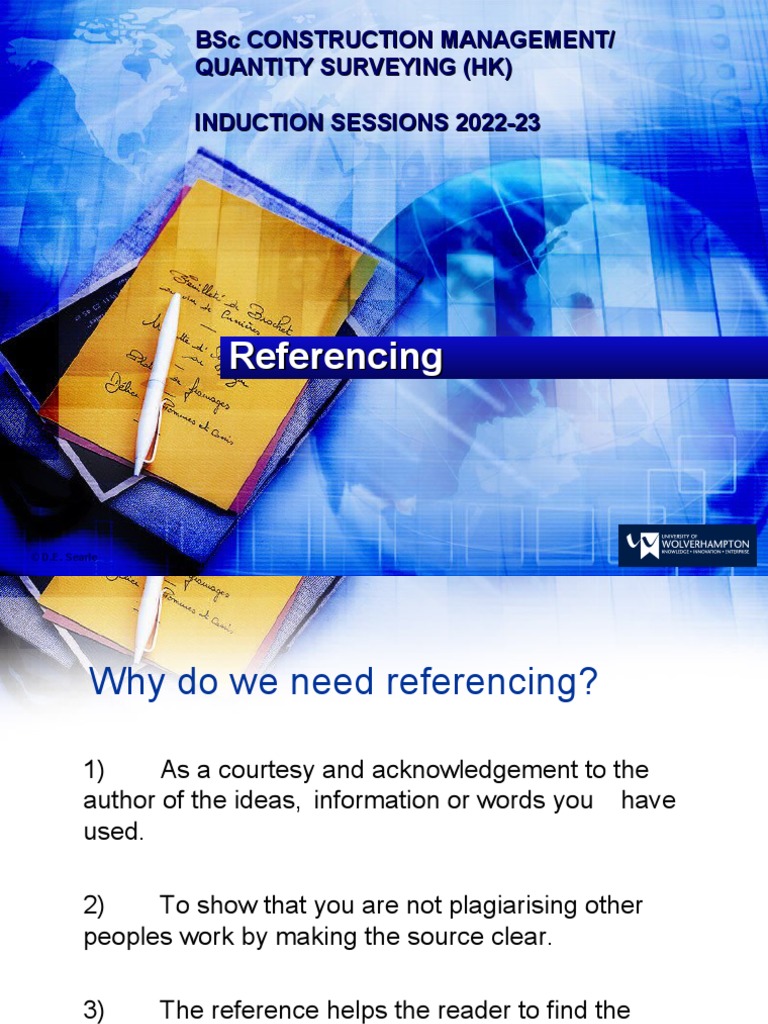 HK INDUCTION - Session 2 - Referencing 2022-23 | PDF | Building Insulation | Cognition