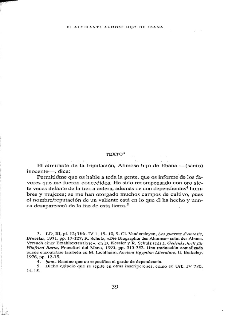 Biografia de Ahmose | PDF | Antiguo Egipto