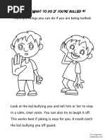 Anti Bullying Coloring Page 01 03 | PDF