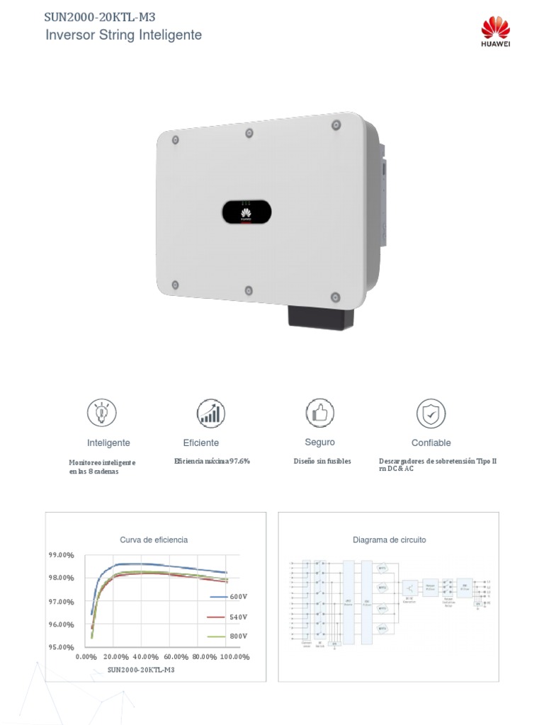 HUAWEI_SUN2000-20KTL-M3 | PDF | Metrología | Electricidad