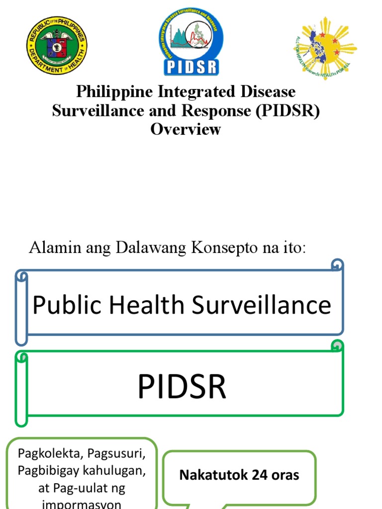 Philippine Integrated Disease Surveillance and Response (PIDSR ...
