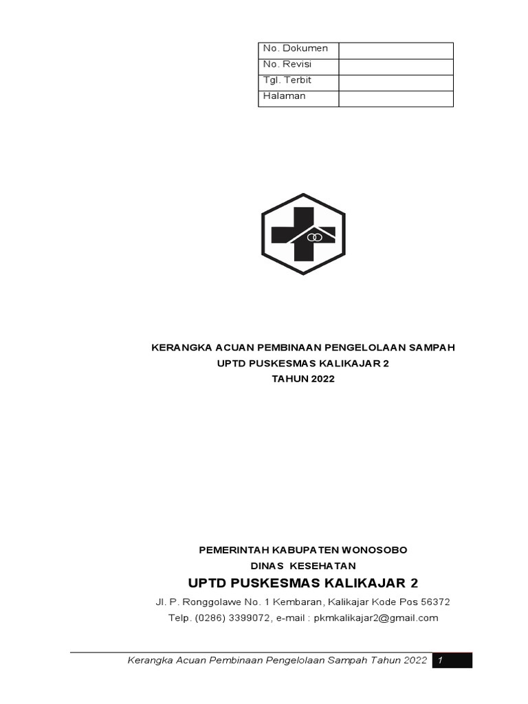 Kak Pembinaan Pengelolaan Sampah 2022 | PDF