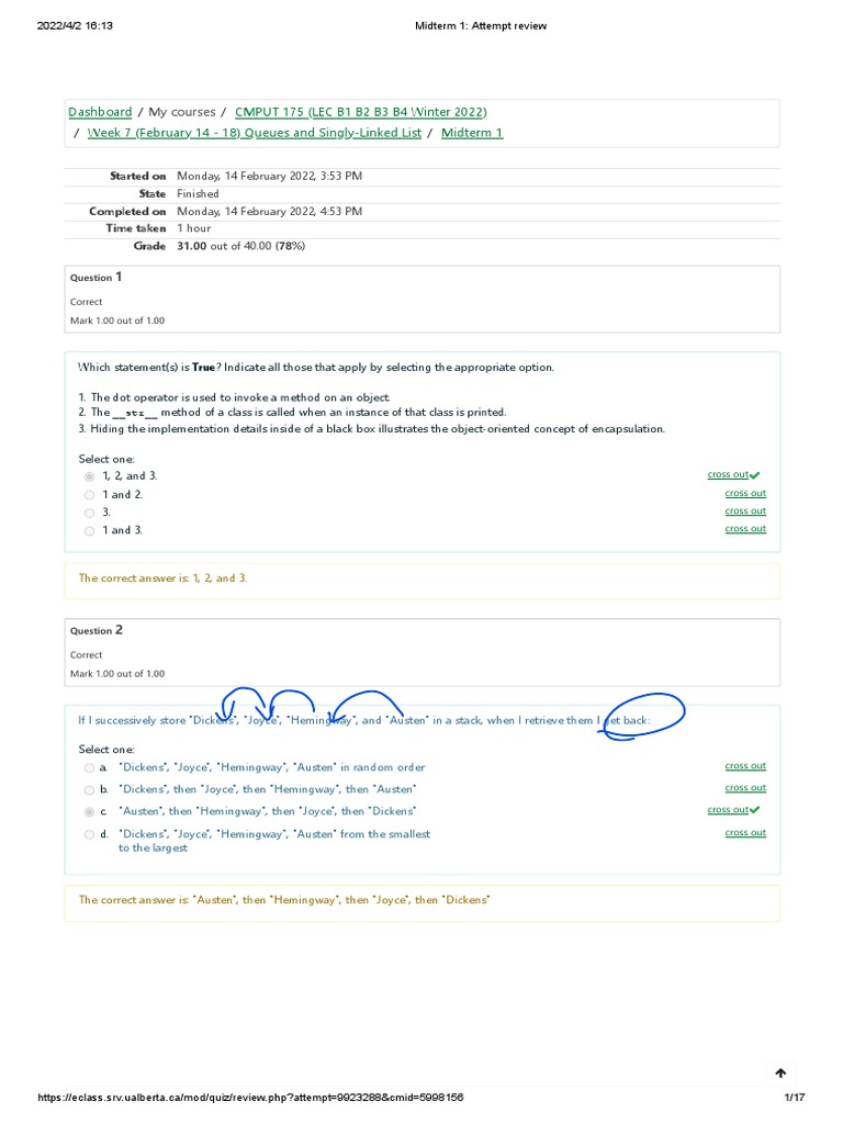 Midterm 1 Attempt Review Pdf Pdf Method Computer Programming Abstraction Computer Science