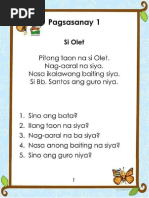 Letrang JJ Kindergarten Worksheets | PDF